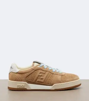 Fendi Match Suede Sneakers