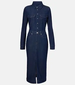7 For All Mankind Denim Shirt Dress