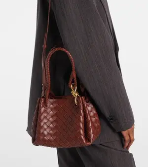 Bottega Veneta Parachute Small Intrecciato Leather Tote Bag