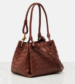 Bottega Veneta Parachute Small Intrecciato Leather Tote Bag