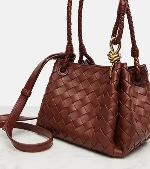 Bottega Veneta Parachute Small Intrecciato Leather Tote Bag