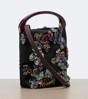 Dries Van Noten Small Embellished Top-handle Bag