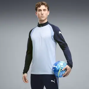 PUMA Individualfinal Slim Soccer Quarter-zip Top - Blue