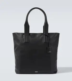 TOM FORD Leather Tote Bag - Black