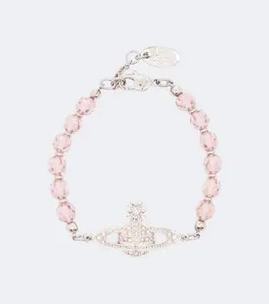 VIVIENNE WESTWOOD Orb Beaded Bracelet - Pink