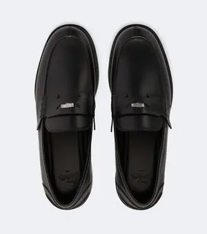 CHRISTIAN LOUBOUTIN Plato Leather Penny Loafers