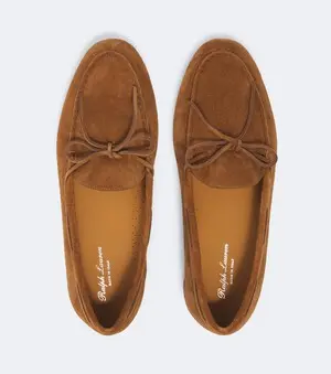 Ralph Lauren Purple Label Suede Boat Shoes