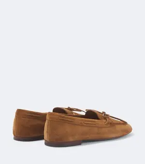 Ralph Lauren Purple Label Suede Boat Shoes