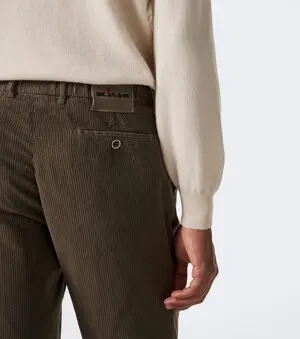 Kiton Cotton Corduroy Tapered Pants