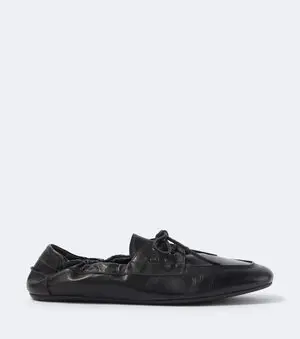 Prada Shuffle Leather Loafers