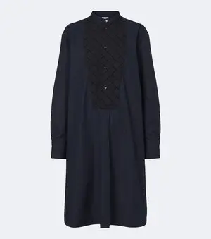 Bottega Veneta Cotton Poplin Tunic - Blue