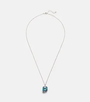 Mateo 14kt Yellow Topaz And Diamond Necklace