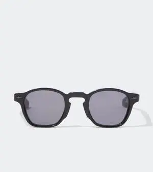 JACQUES MARIE MAGE Zephirin Round Frame Sunglasses - Black