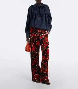 Dries Van Noten Patent Leather Mid-calf Boots