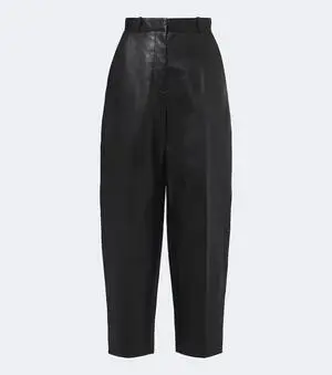 Altuzarra Bix Leather Tapered Pants
