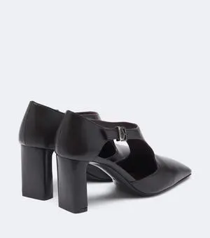 Max Mara Leather Mary Jane Pumps
