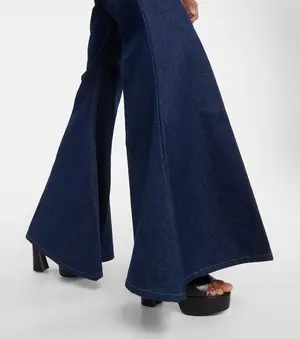 Nina Ricci High-rise Flared Jeans
