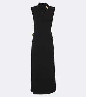 Altuzarra Embellished Jersey Midi Dress - Black