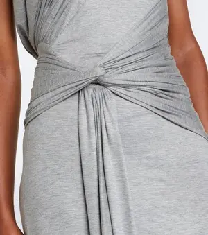 David Koma Draped Jersey Gown