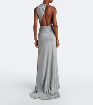 David Koma Draped Jersey Gown