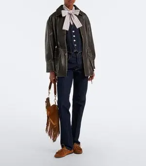 Polo Ralph Lauren Striped Cotton Poplin Shirt With Bow Detail - Multicoloured