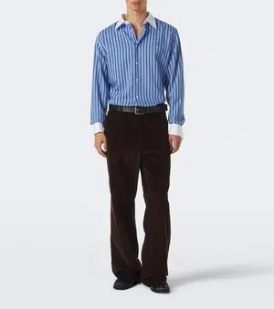 Acne Studios Striped Satin Twill Shirt