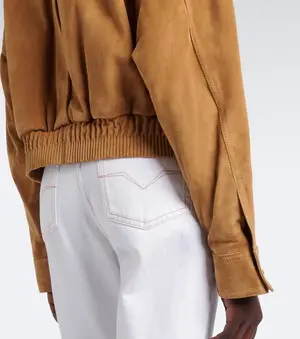 Versace Suede Blouson Jacket