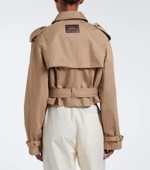 JW Anderson Cropped Cotton Trench Coat