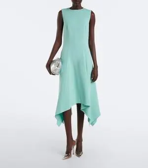 Stella McCartney Draped Asymmetric Midi Dress