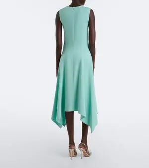 Stella McCartney Draped Asymmetric Midi Dress