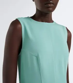 Stella McCartney Draped Asymmetrical Midi Dress