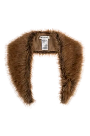 Munthe Voida" Faux Fur Scarf