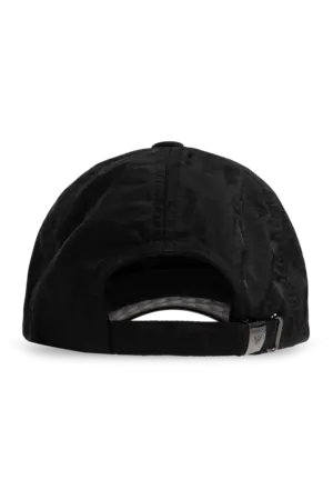 Emporio Armani Baseball Cap With Engraved Logo Plaque
