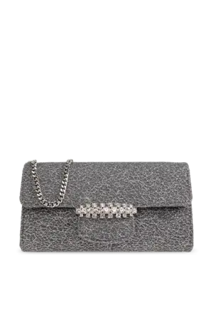 JIMMY CHOO Bing' Evening Bag - Silver