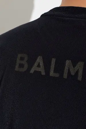 Balmain T-shirt With Embroidered Logo