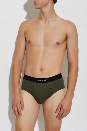 TOM FORD Two-pack Of Cotton Briefs With Logo