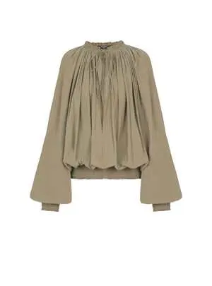 Balmain Cotton Blouse - Green