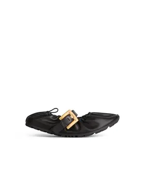 Balmain Embossed Flats For Women