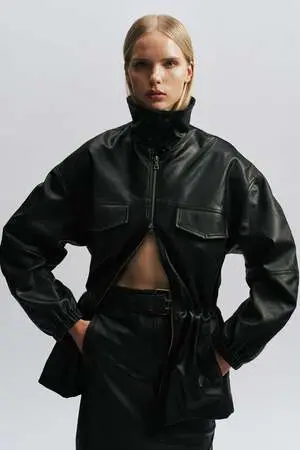 Bardot Anja Vegan Leather Jacket