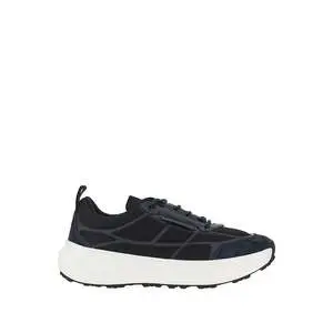Emporio Armani Mesh Sneakers With Suede Accents