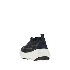 Emporio Armani Mesh Sneakers With Suede Accents