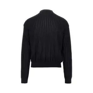 Versace Zip-up Cardigan With Sylvester Print