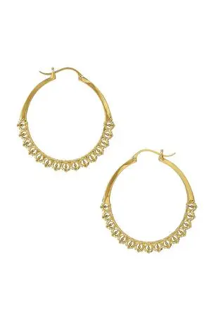 ASTOR & ORION Calla Lightweight Hoop Earrings - Gold