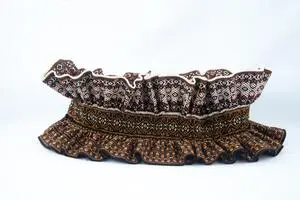 TAARACH & AMPERSAND Aintiuk Wide Woven Belt - Brown