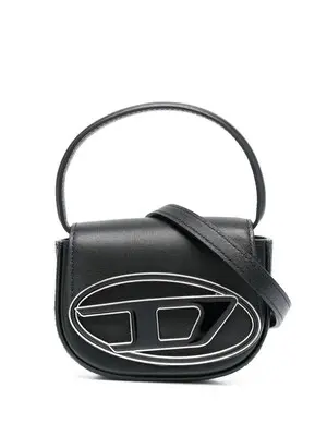 DIESEL® Shoulder Bag Leather "1dr Xs - Black