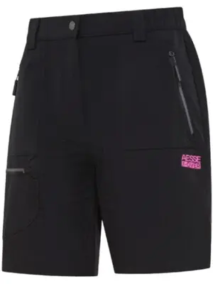 AESSE Alta Nylon Stretch Shorts - Black