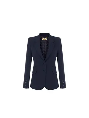 Elisabetta Franchi Jacket - Blue