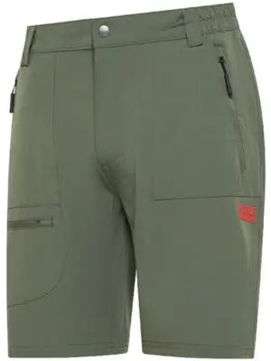 AESSE High Bermuda Stretch Nylon Shorts - Green