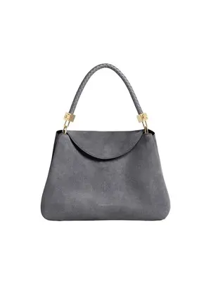 COCCINELLE Tiggy Suede Bag - Gray