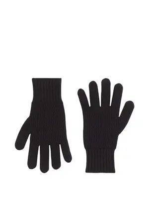 Dolce & Gabbana Knitted Gloves - Blue